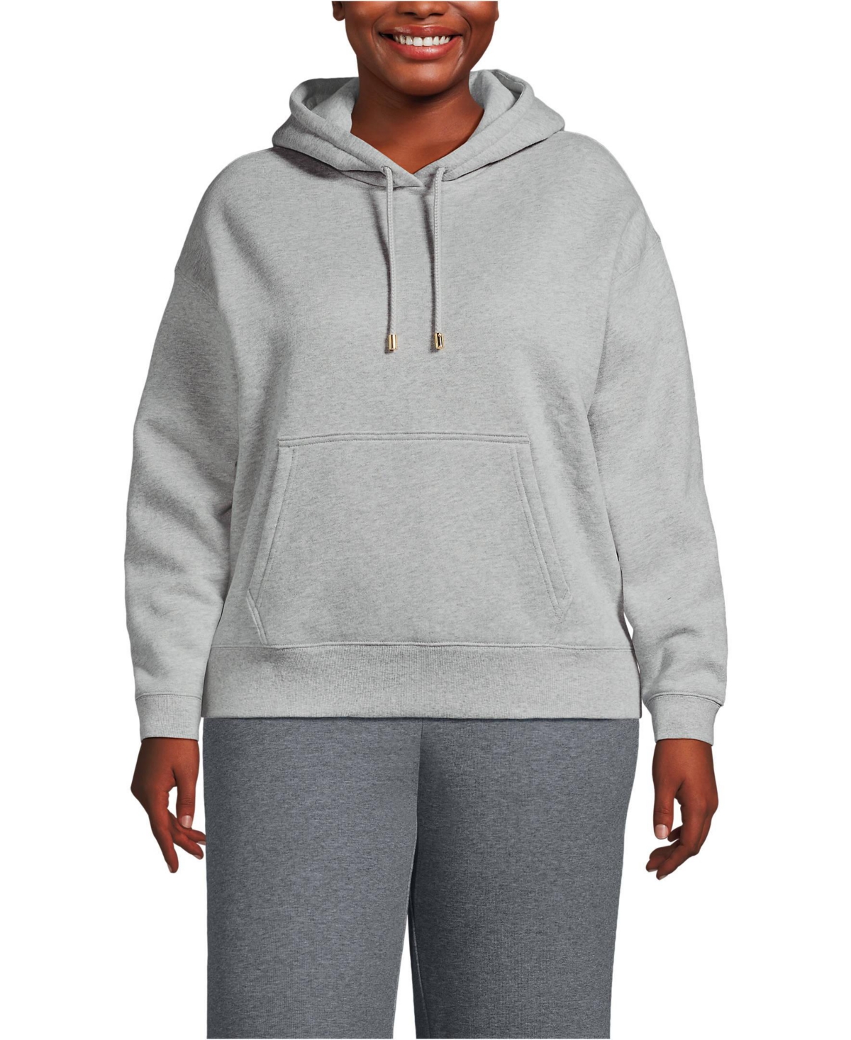 Click here for Lands End Plus Size Serious Sweats Hooded Sweatshi... prices
