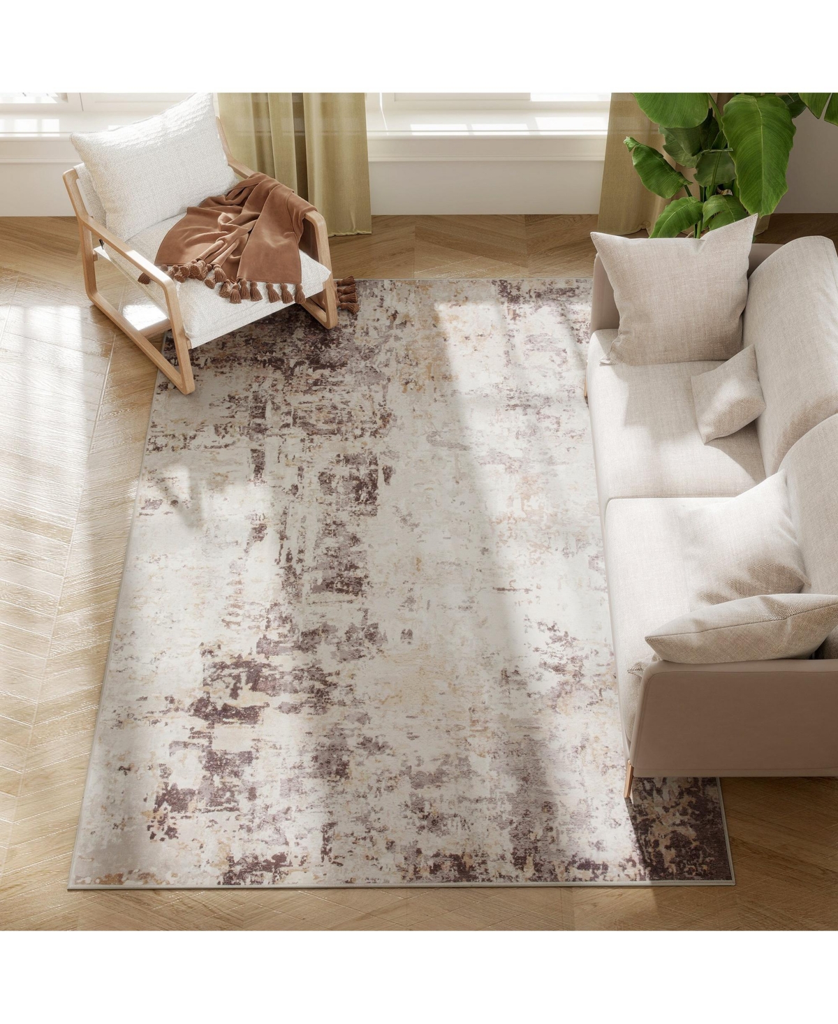 Click here for Homcom Area Rug 5x7  Machine Washable Rug for Livi... prices