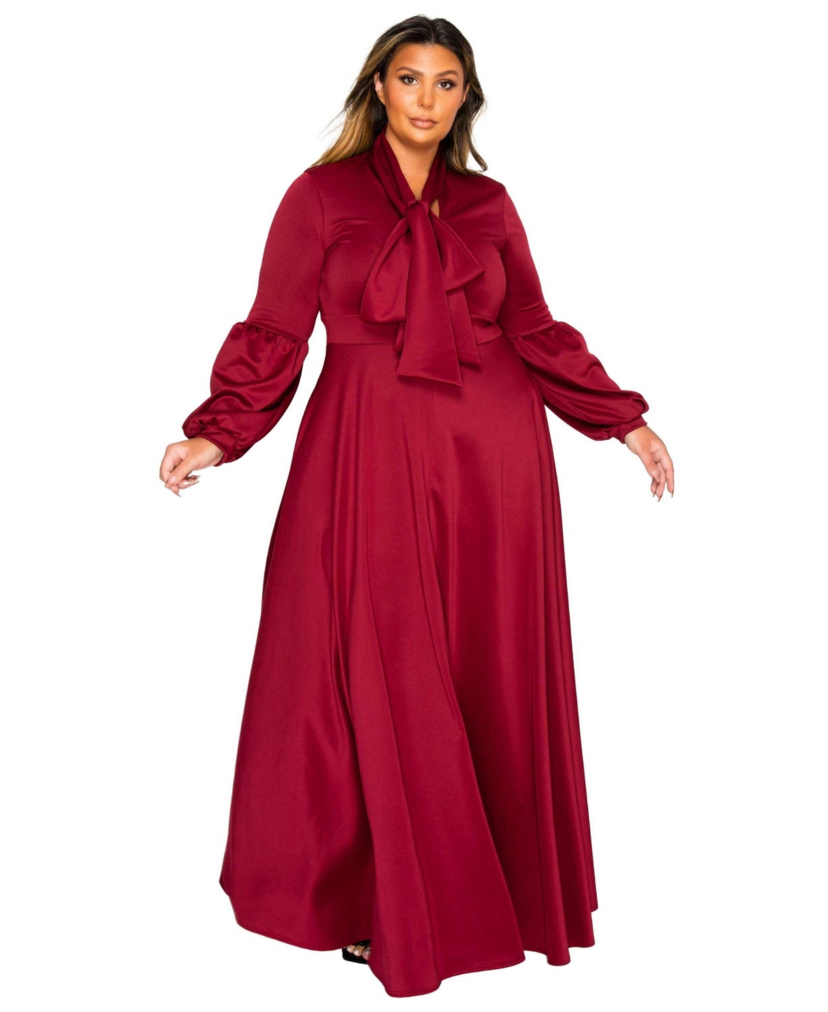 Click here for L I V D Plus Size Bella Donna Dress with Ribbon an... prices