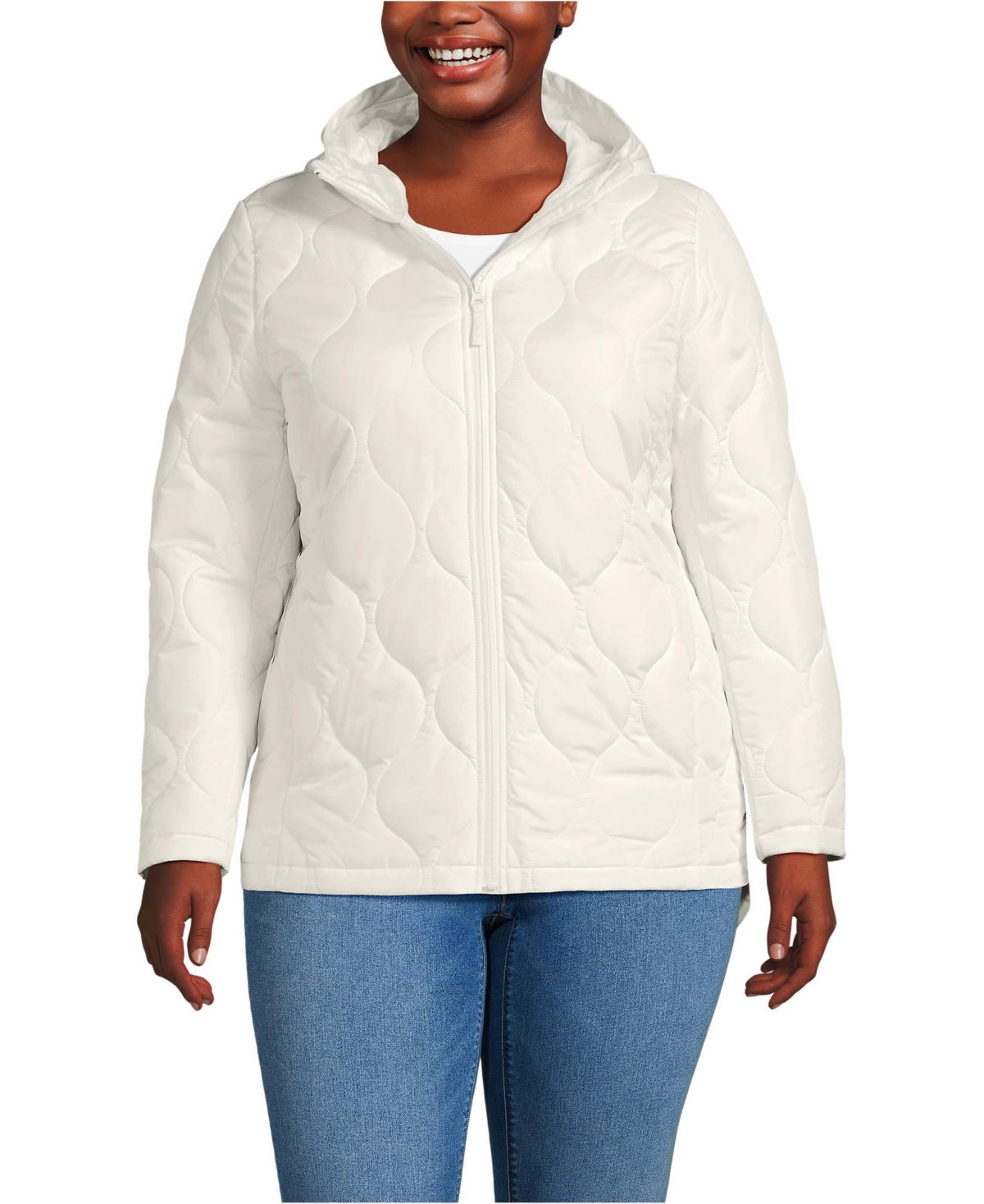Click here for Lands End Plus Size FeatherFree Onion Quilted Insu... prices