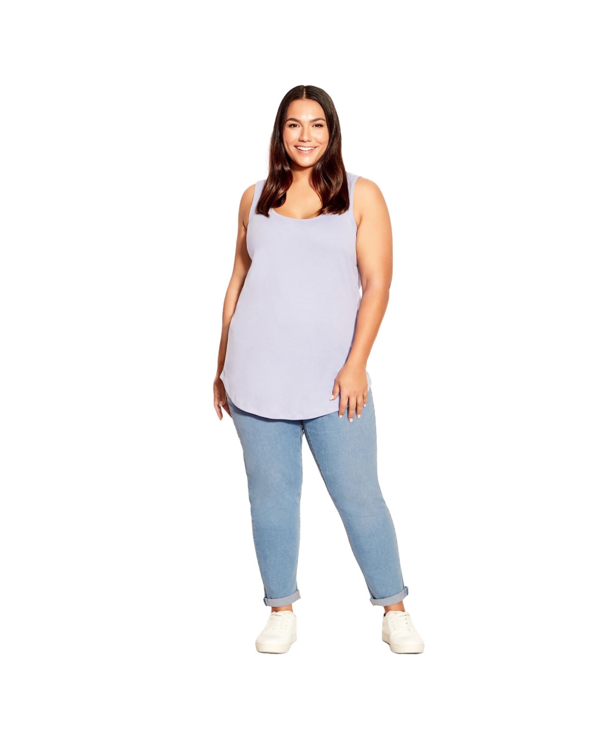 Click here for Avenue Womens Denim Girlfriend Stretch Jean - Ligh... prices