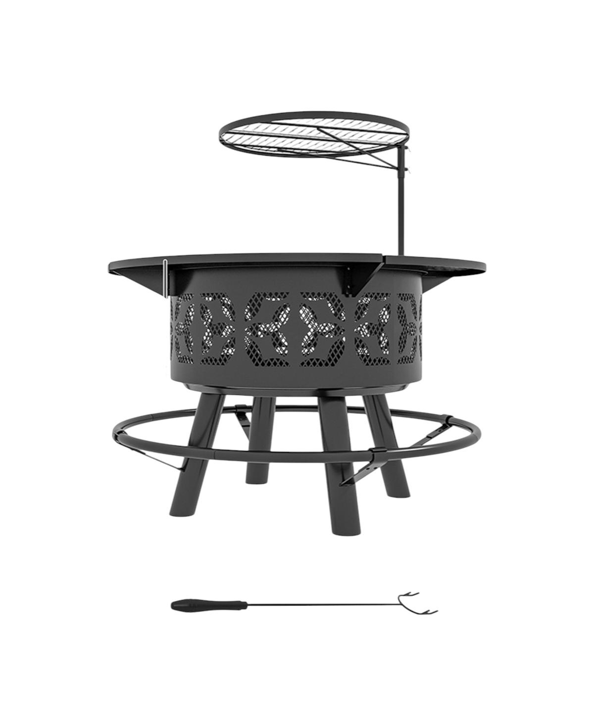 Click here for Slickblue Outdoor Fire Pit for Patio  Backyard  or... prices