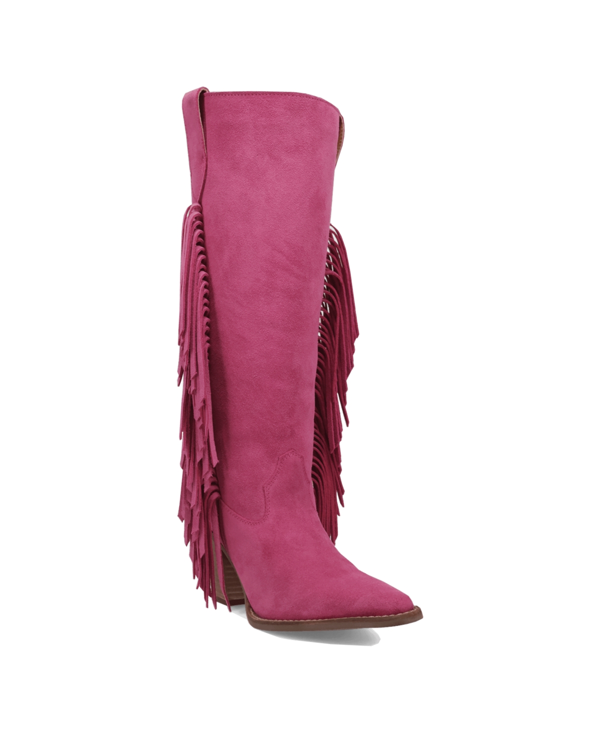Click here for Dingo Womens Twister Leather Boot - Fuchsia prices