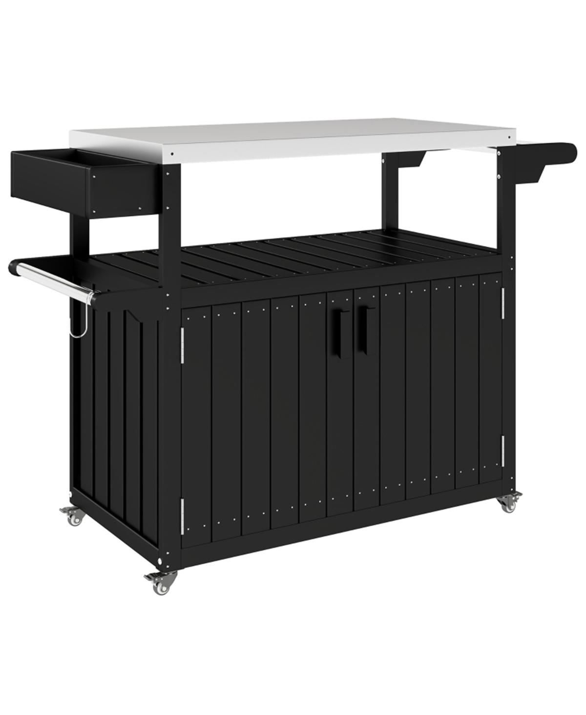 Click here for Slickblue Outdoor Bar Cart with Wheels for Drinks... prices