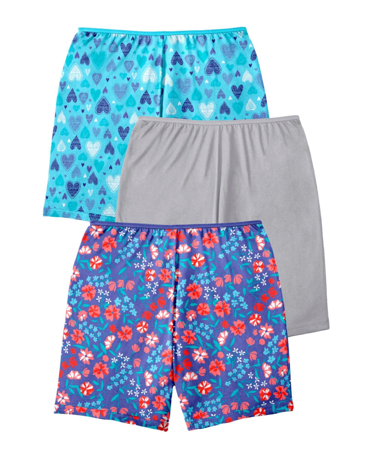 Click here for Comfort Choice Womens Stretch Cotton Boxer 3-Pack... prices