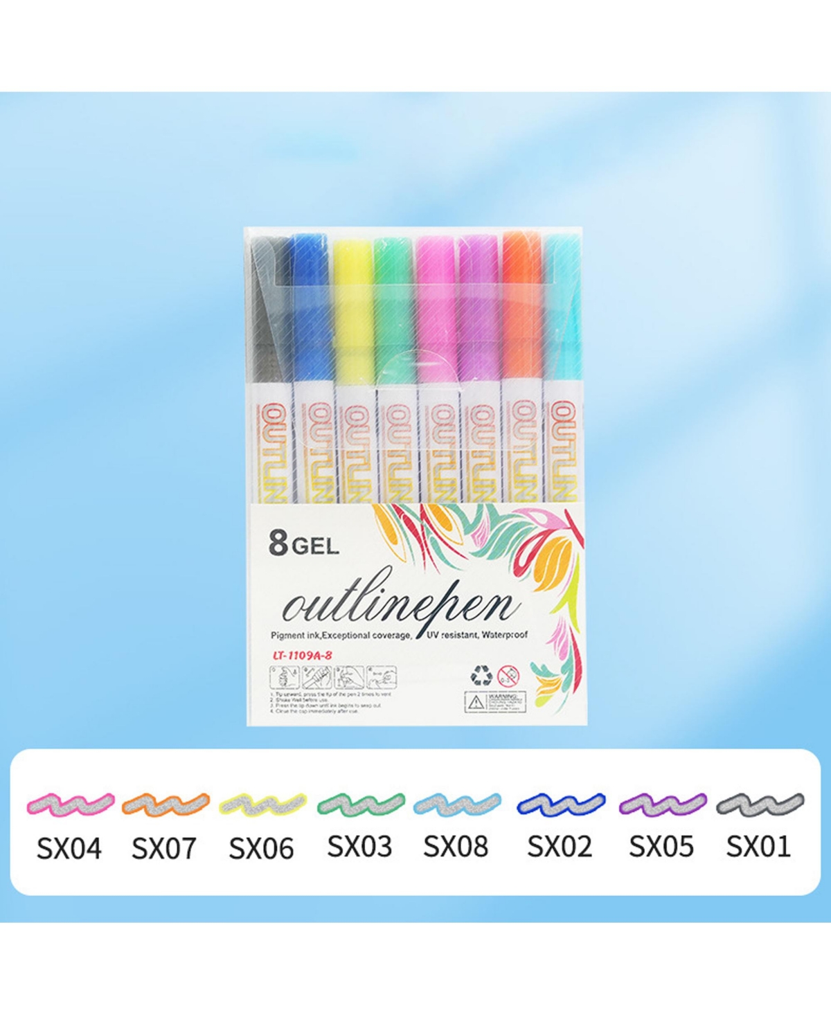 Click here for Htutwoo 8 Colors Marker Pen  Coloring Lightstick G... prices