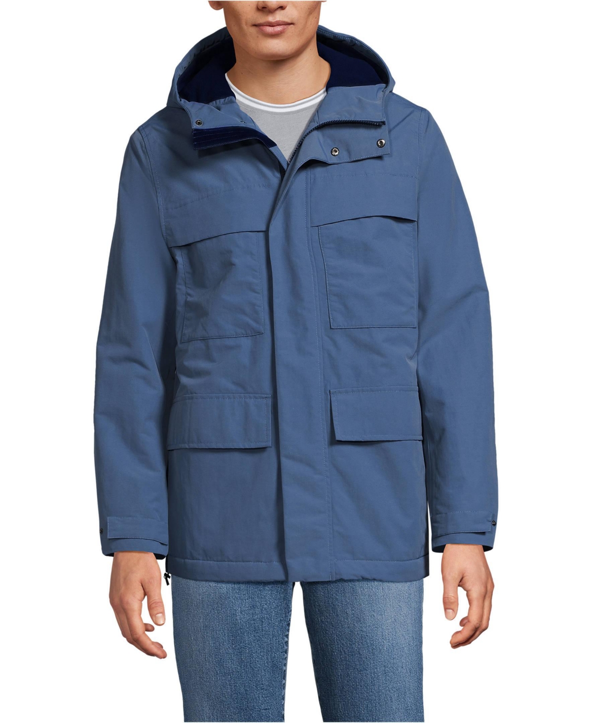 Click here for Lands End Big & Tall Squall Field Rain Jacket - In... prices