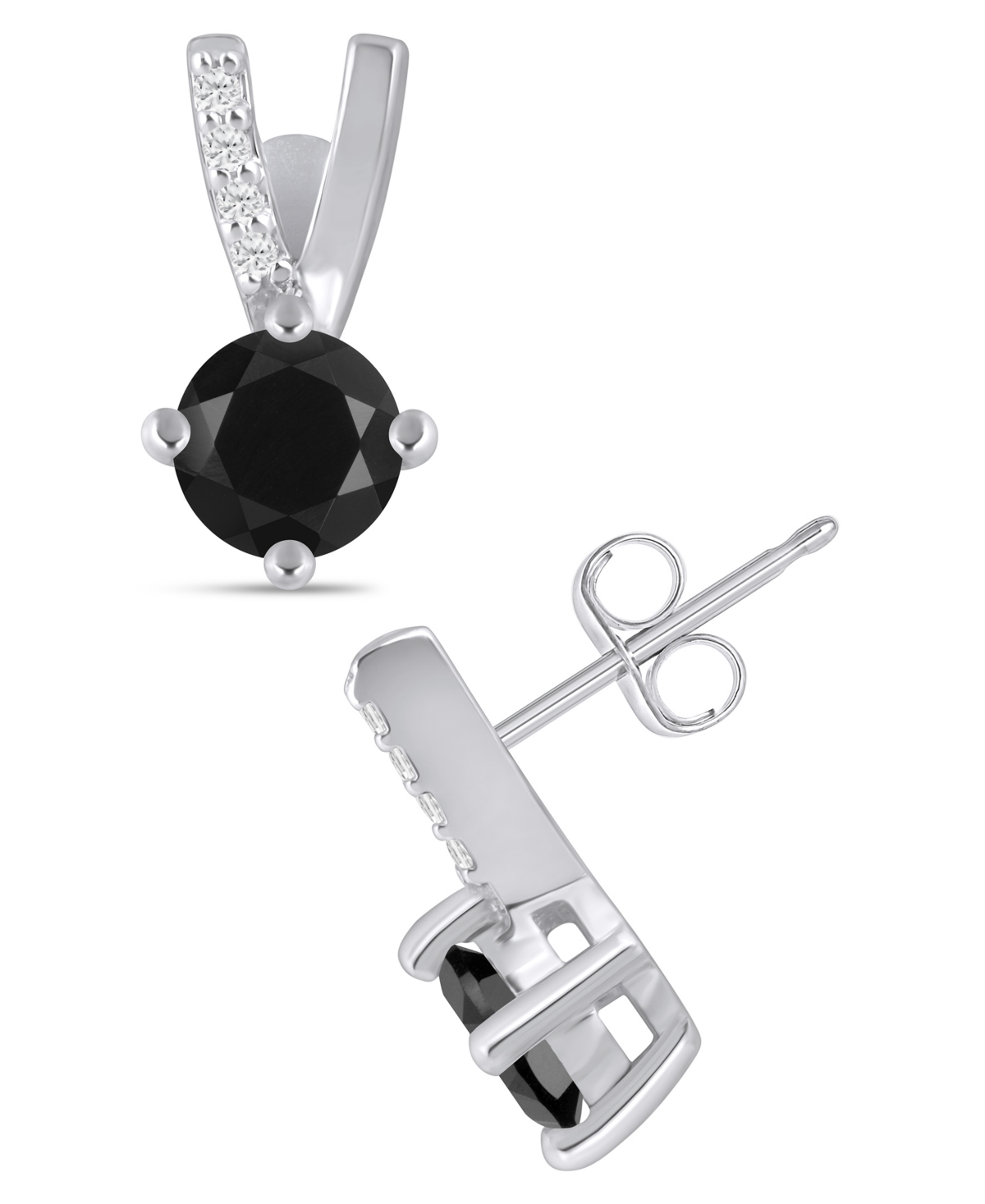 Click here for Macys Gemstone and Diamond Earrings (1/20 ct. t.w.... prices