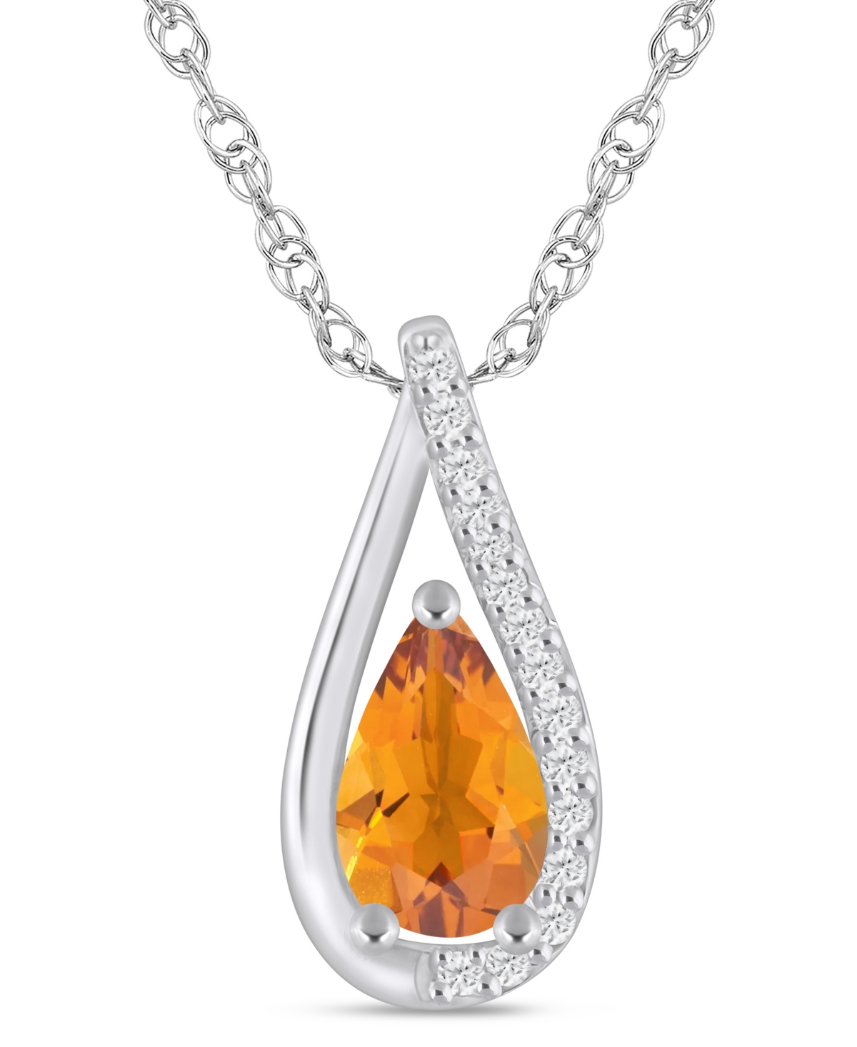 Click here for Macys Gemstone and Diamond Pendant Necklace (1/10... prices