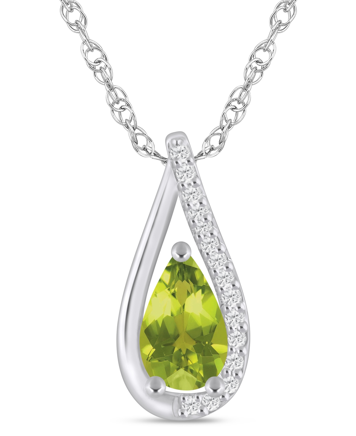 Click here for Macys Gemstone and Diamond Pendant Necklace (1/10... prices