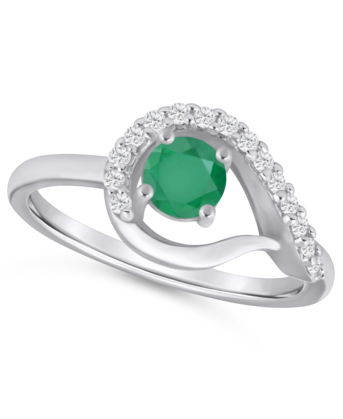 Click here for Macys Gemstone and Diamond Ring (1/6 ct. t.w.) in... prices