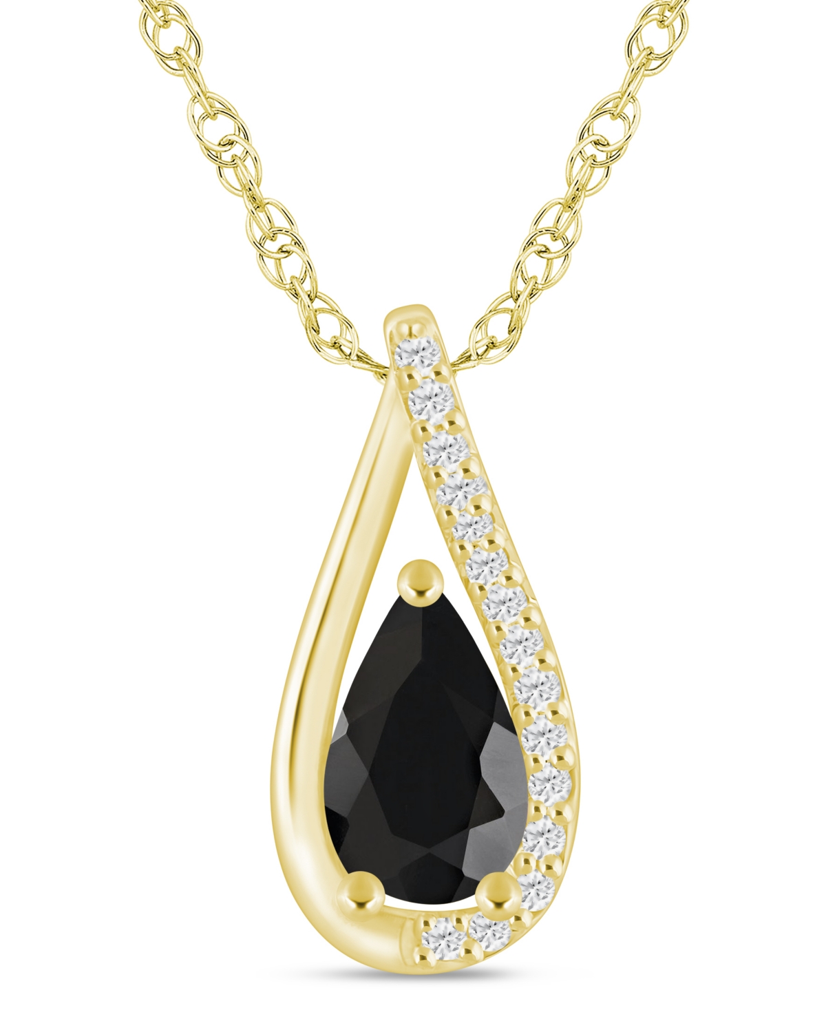 Click here for Macys Gemstone and Diamond Pendant Necklace (1/10... prices