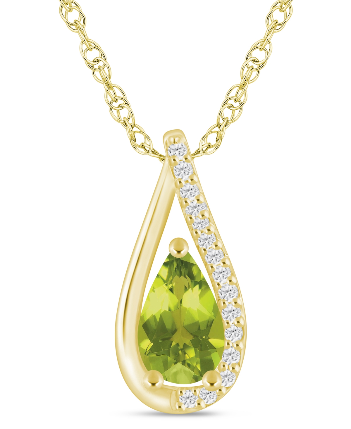 Click here for Macys Gemstone and Diamond Pendant Necklace (1/10... prices