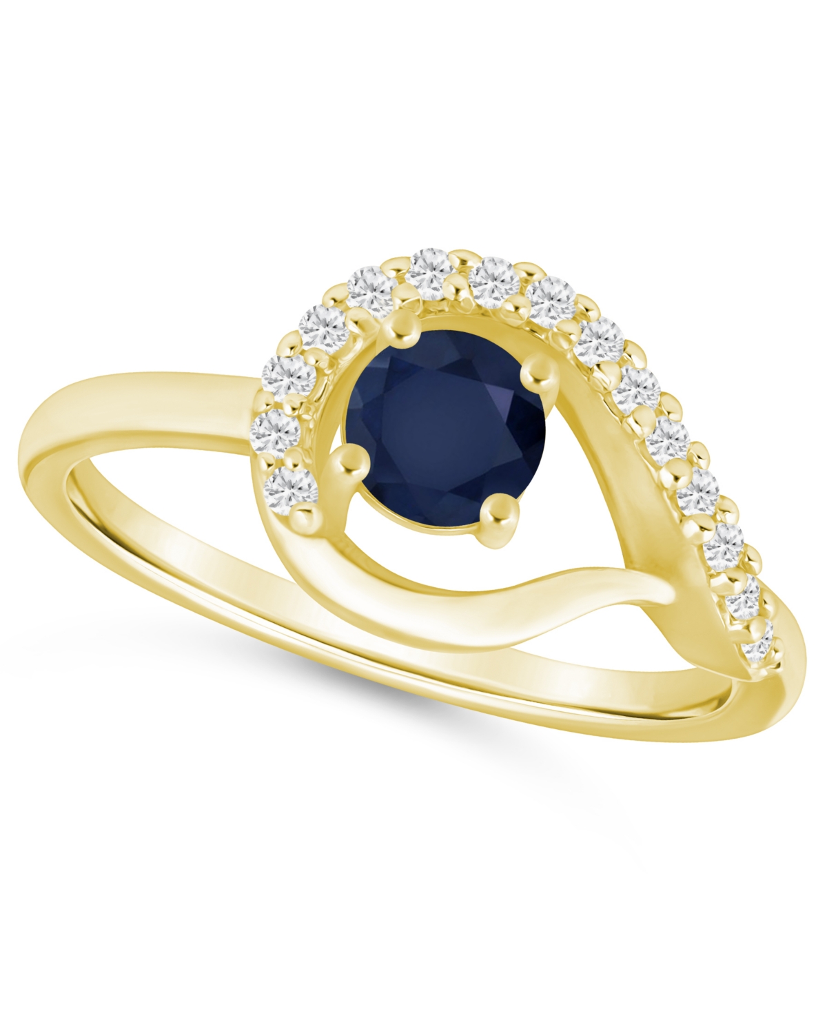 Click here for Macys Gemstone and Diamond Ring (1/6 ct. t.w.) in... prices