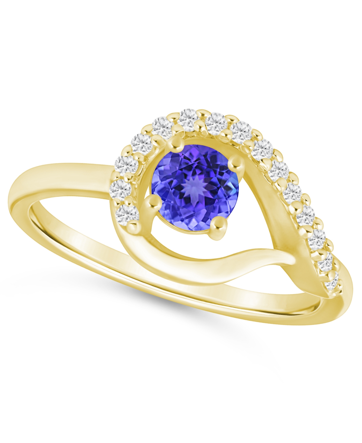 Click here for Macys Gemstone and Diamond Ring (1/6 ct. t.w.) in... prices