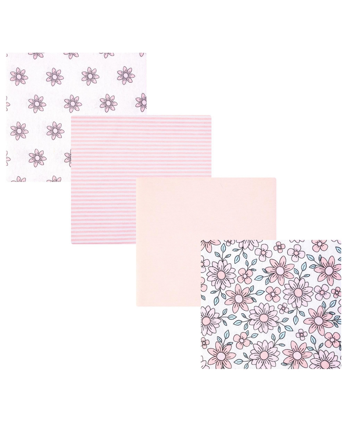 Click here for Hudson Baby Cotton Flannel Receiving Blankets 4-Pa... prices