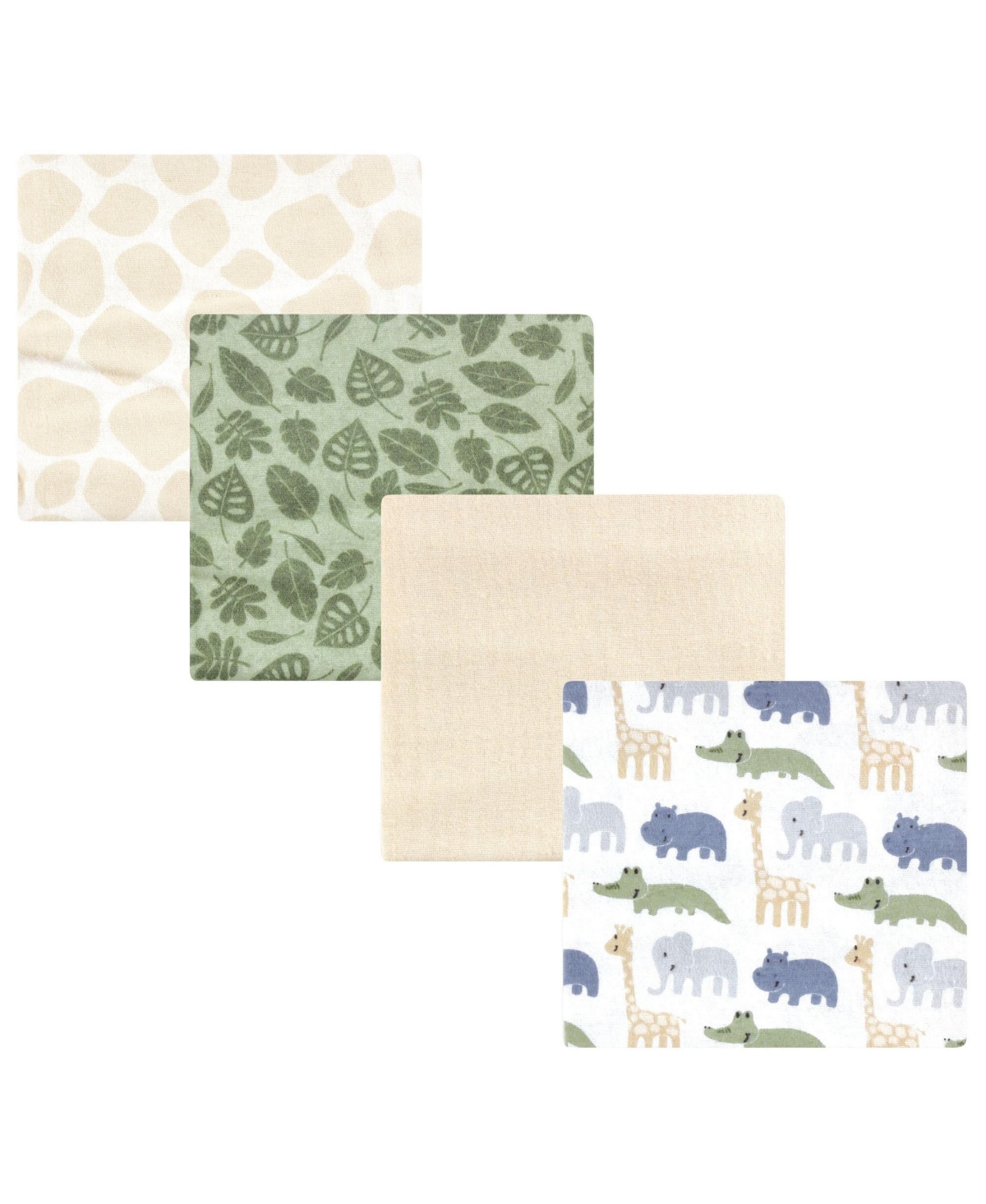 Click here for Hudson Baby Cotton Flannel Receiving Blankets 4-Pa... prices