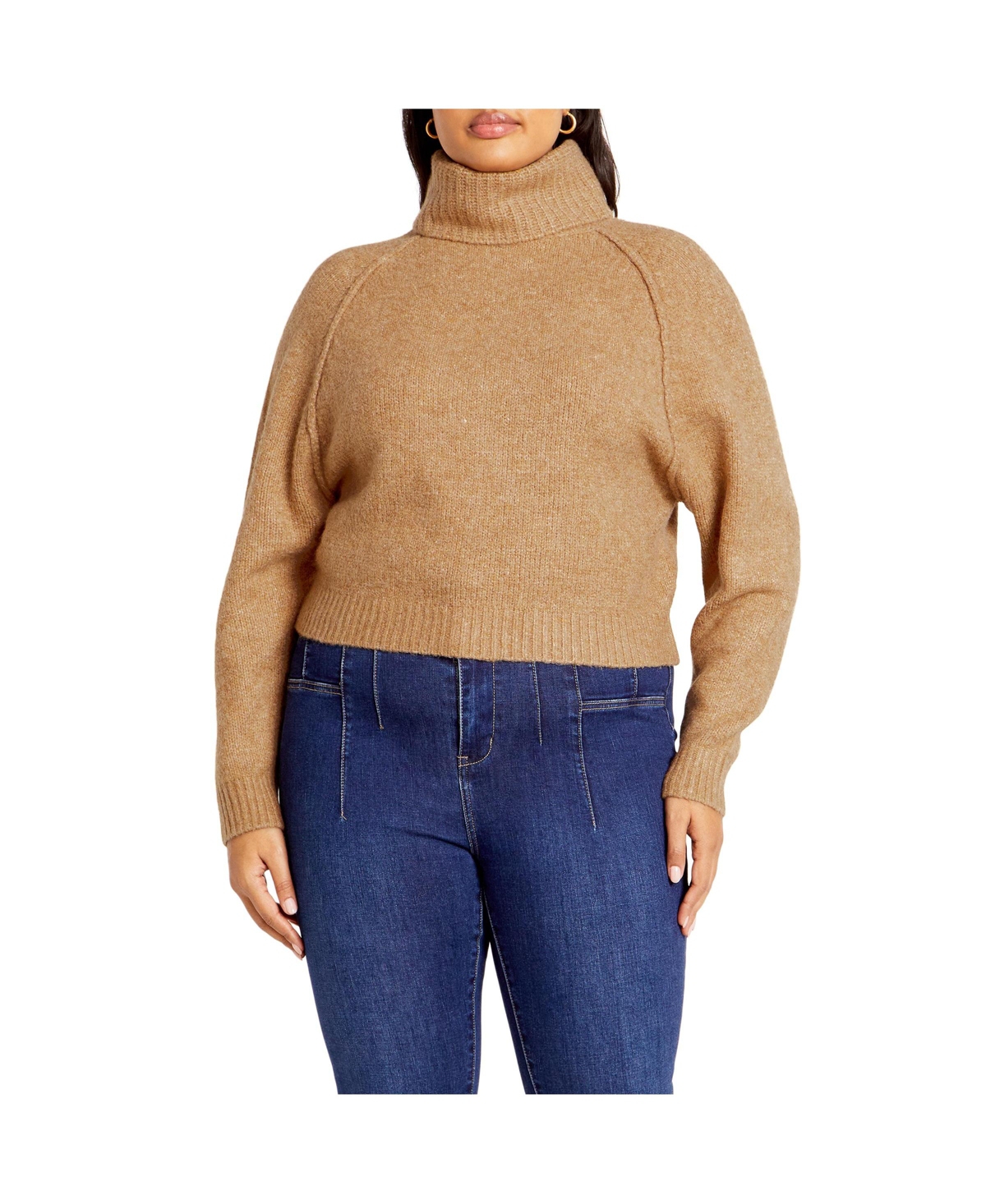 Click here for City Chic Womens Untamed Sweater - Caramel prices