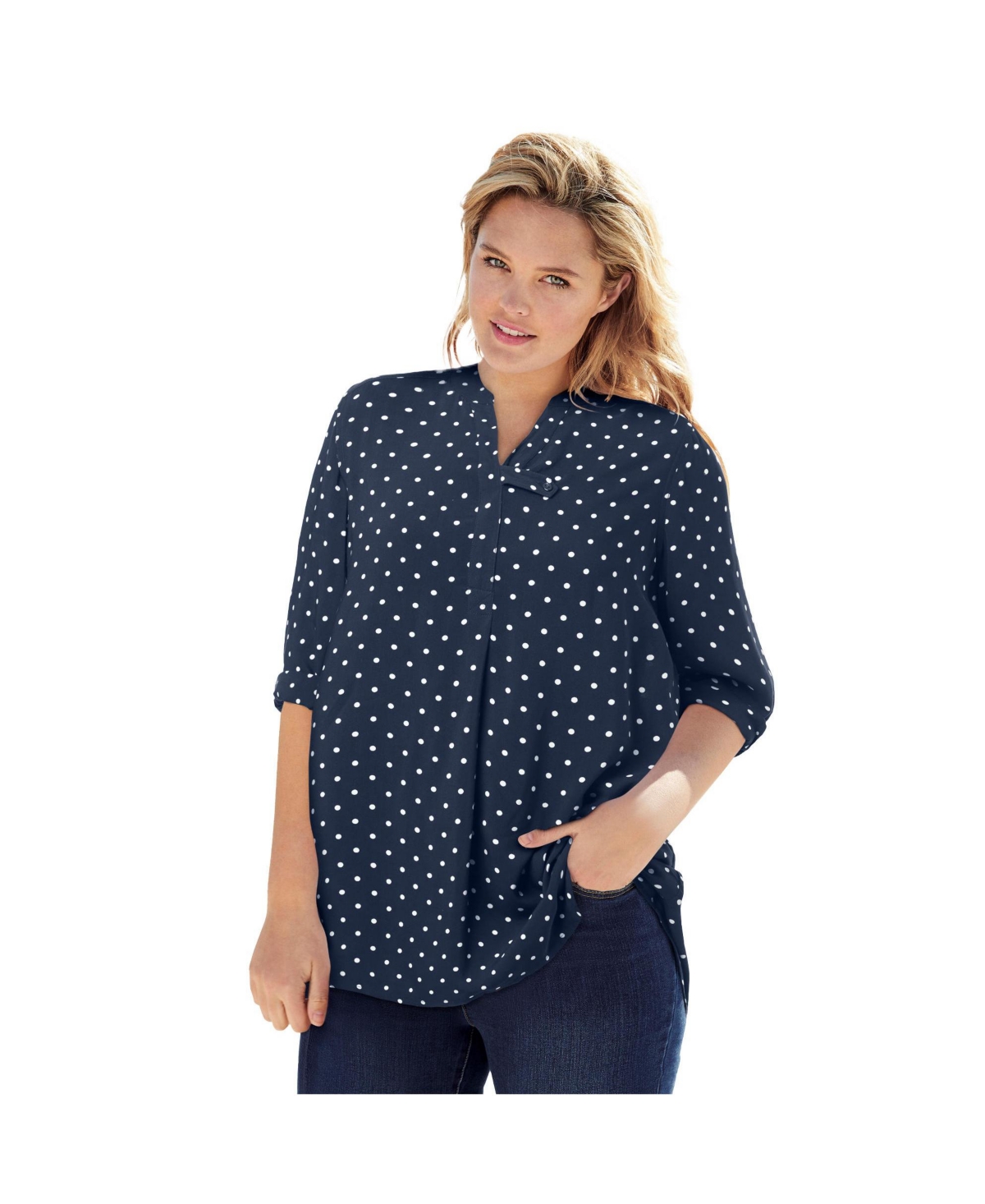 Click here for Woman Within Womens Plus Size Rayon 7-Day Three-Qu... prices