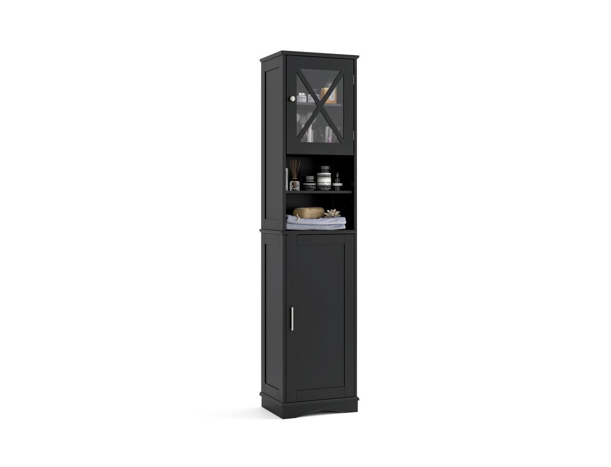 Click here for Tall Freestanding Bathroom Storage Cabinet with 5... prices