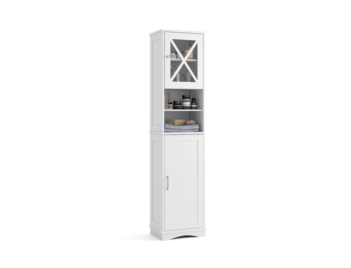 Click here for Tall Freestanding Bathroom Storage Cabinet with 5... prices