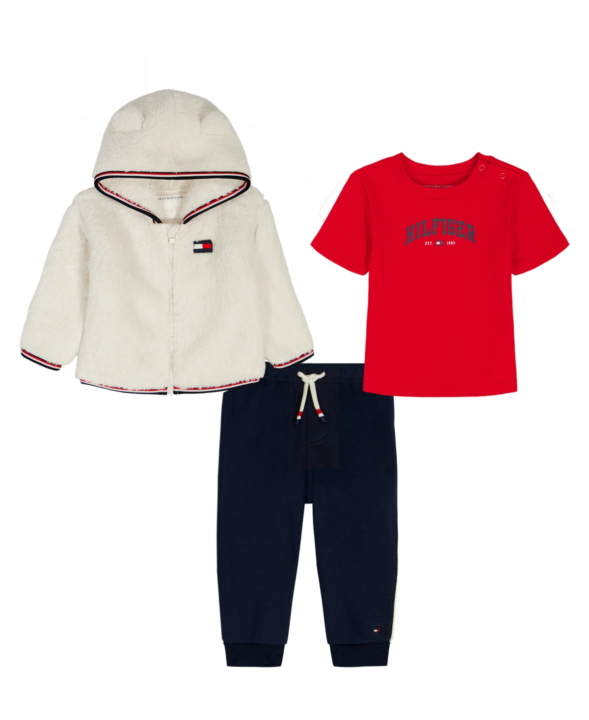Click here for Tommy Hilfiger Baby Boys Zip-Up Hoodie  T-Shirt an... prices