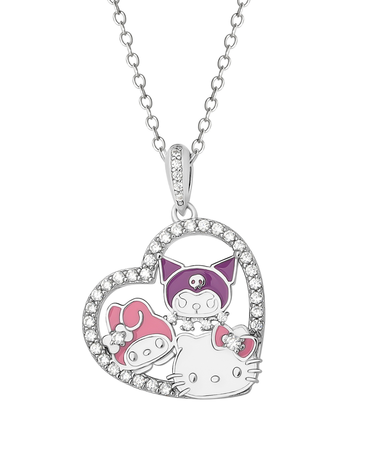 Click here for Macys Cubic Zirconia Hello Kitty Friends Pendant N... prices