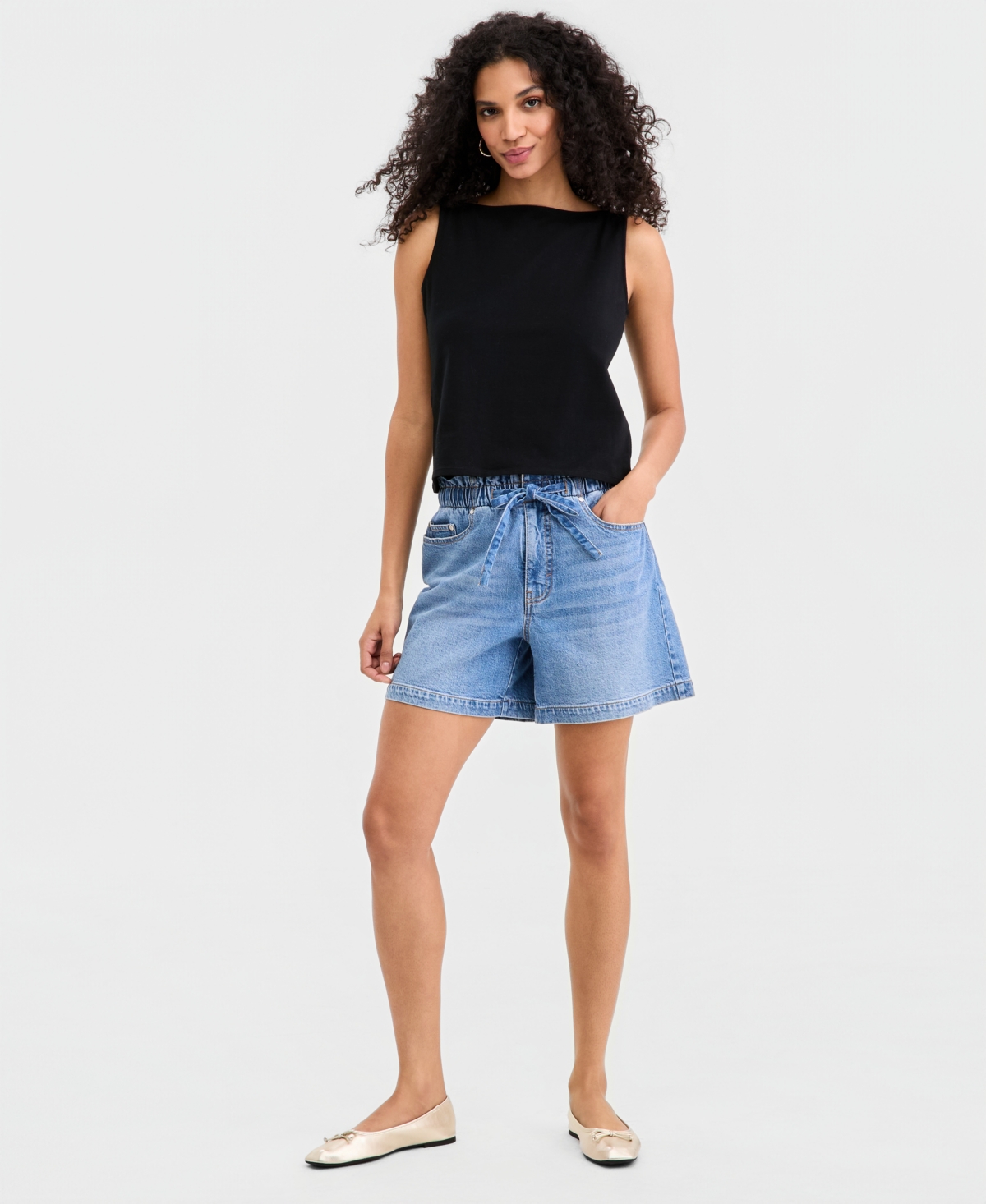 Click here for On 34th Womens Knit Sleeveless Boat-Neck Top  Macy... prices