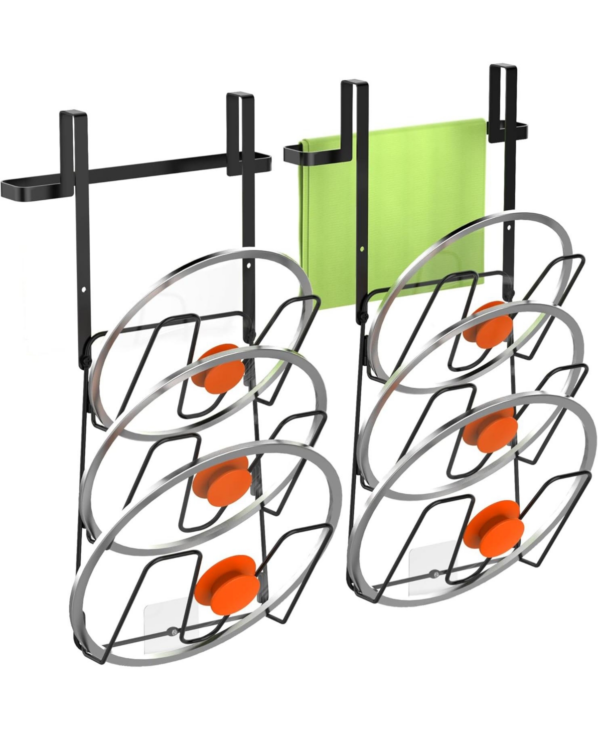 Click here for 2 Pack Pot Lid Organizer for Cabinet  6-Tier Pot L... prices