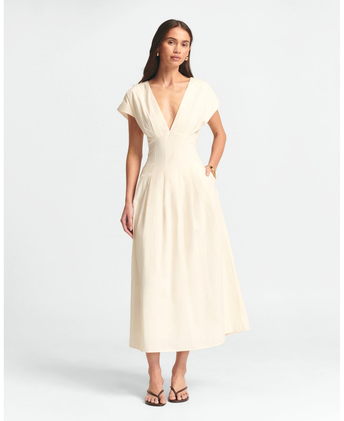 Click here for St Mrlo Womens St Marlo Aurora Dress - Biscuit prices