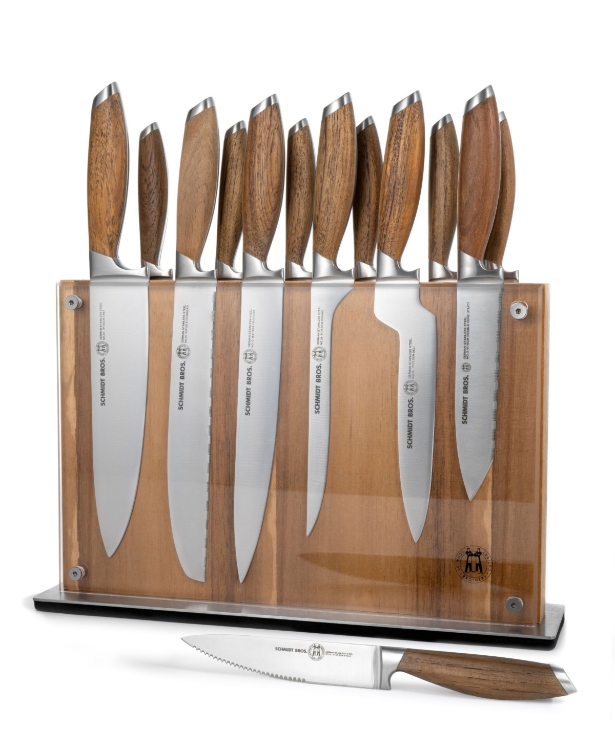 Click here for Schmidt Brothers Bonded Teak 15-Pc. Knife Block Se... prices