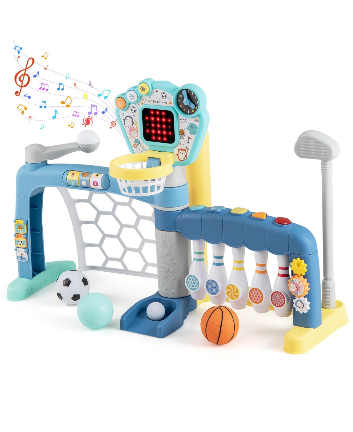 Click here for Sugift / 5-in-1 design  adjustable basketball hoop... prices