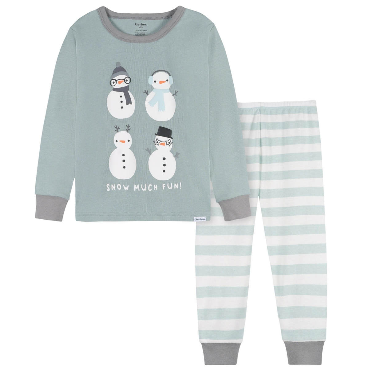 Click here for Gerber Toddler Boys 2-Piece Snug Fitting Pajama Se... prices