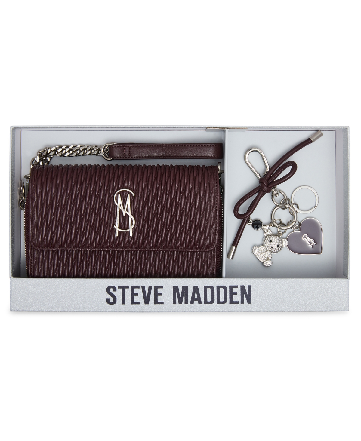 Click here for Steve Madden Boxed Carina Matelasse Crossbody Wall... prices