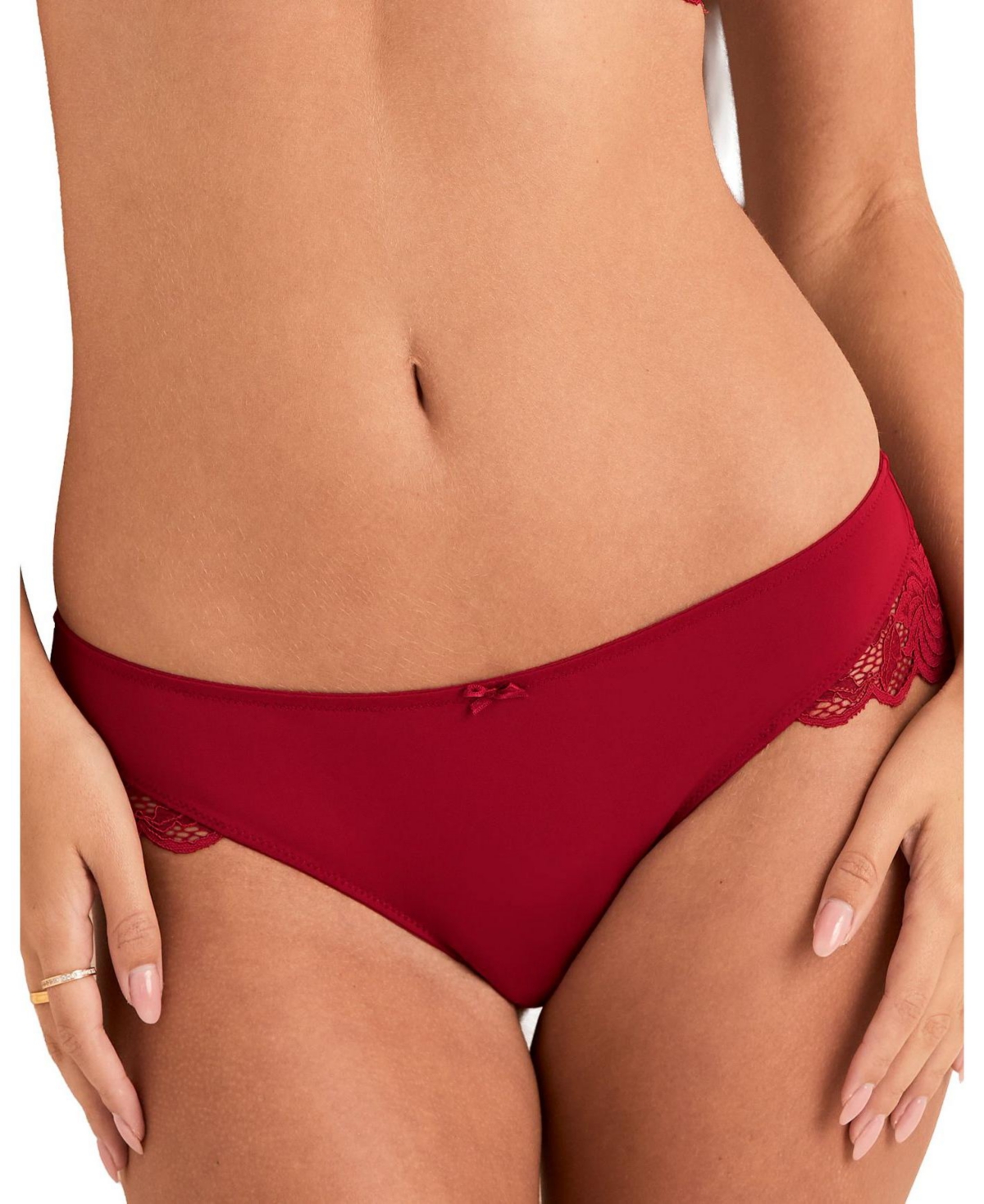 Click here for Adore Me Womens London Hipster Panty - Dark red prices