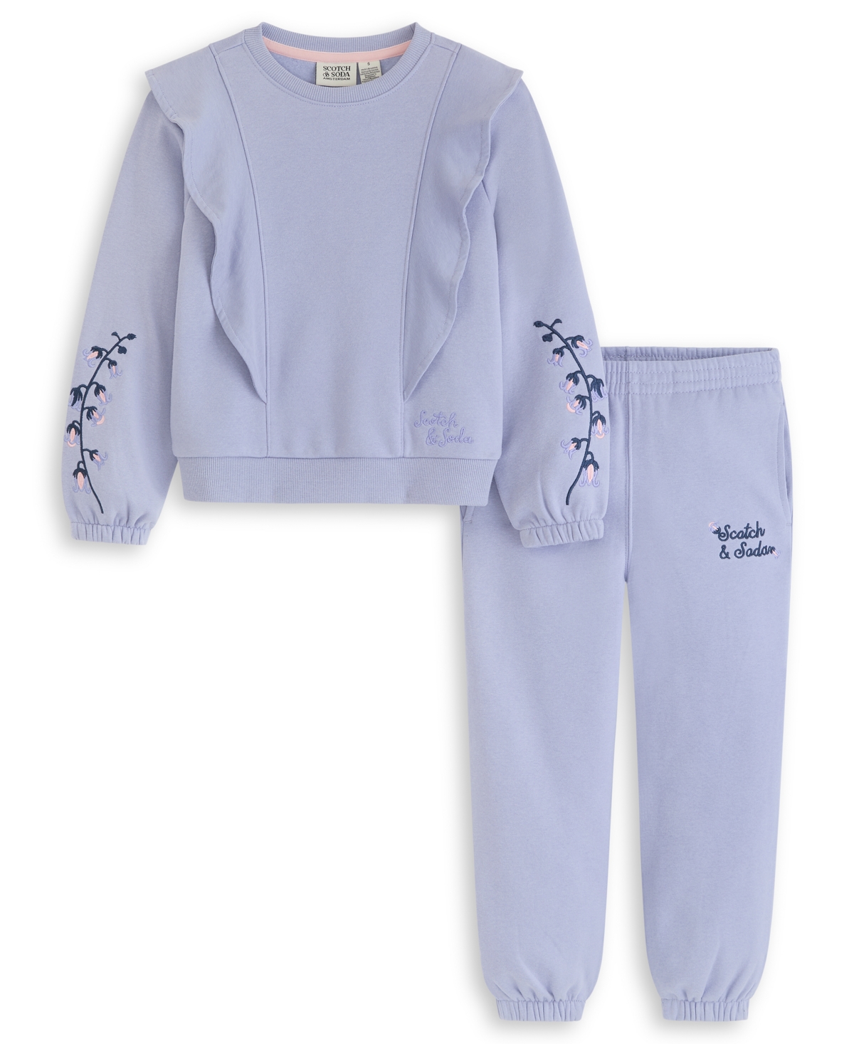 Click here for Scotch & Soda Girls 4-6X 2-Piece Fleece Sweatshirt... prices