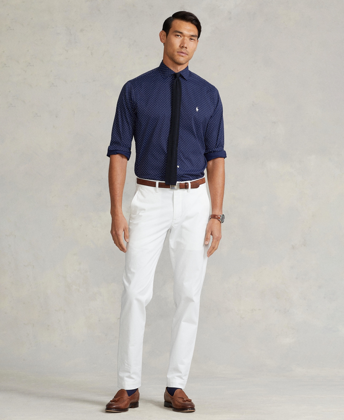 Click here for Polo Ralph Lauren Mens Straight-Fit Washed Stretch... prices