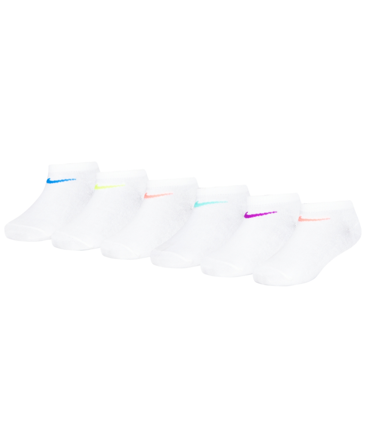 Click here for Nike Little Girls Metallic Swoosh Low Socks  Pack... prices