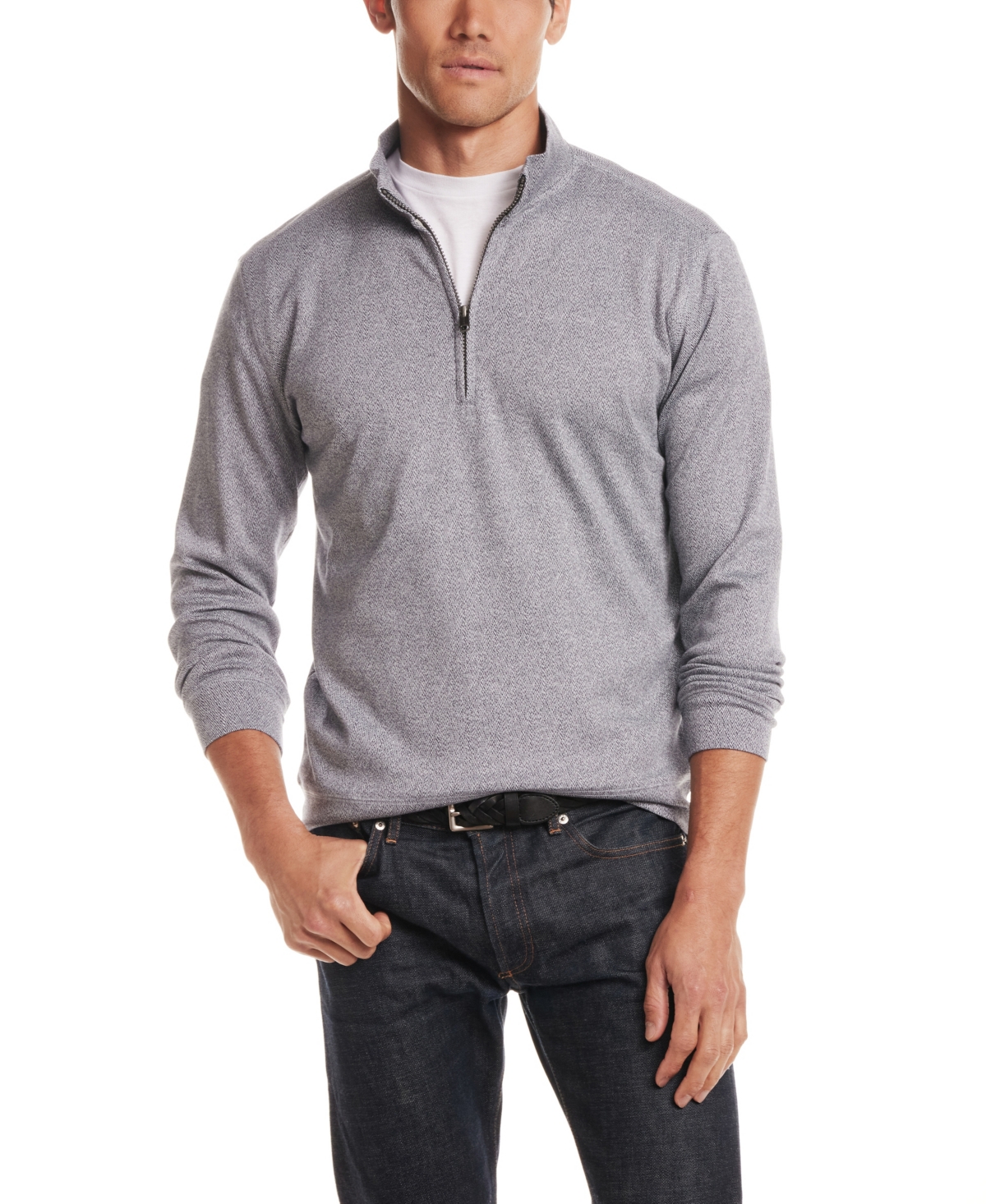Click here for Weatherproof Vintage Mens Long Sleeve Mixy Quarter... prices