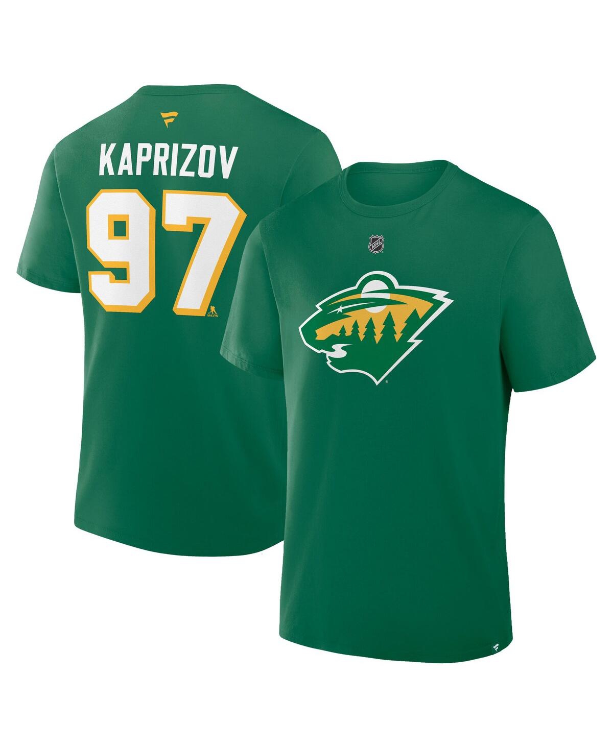 Click here for Fanatics Mens Kirill Kaprizov Kelly Green Minnesot... prices