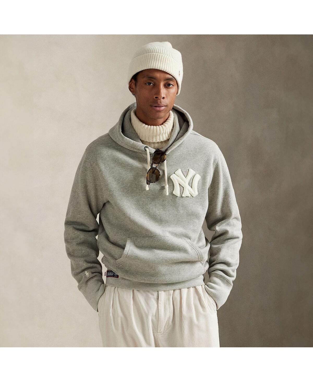 Click here for Polo Ralph Lauren Mens Heather Gray New York Yanke... prices