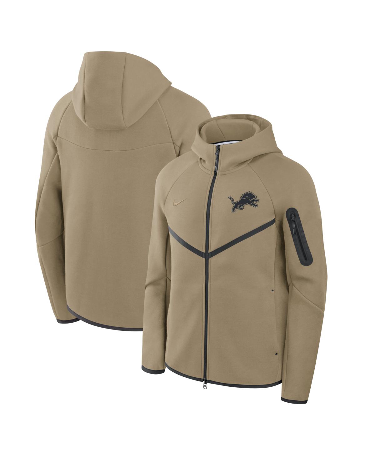 Click here for Nike Mens Olive Detroit Lions Tech Fleece Full-Zip... prices