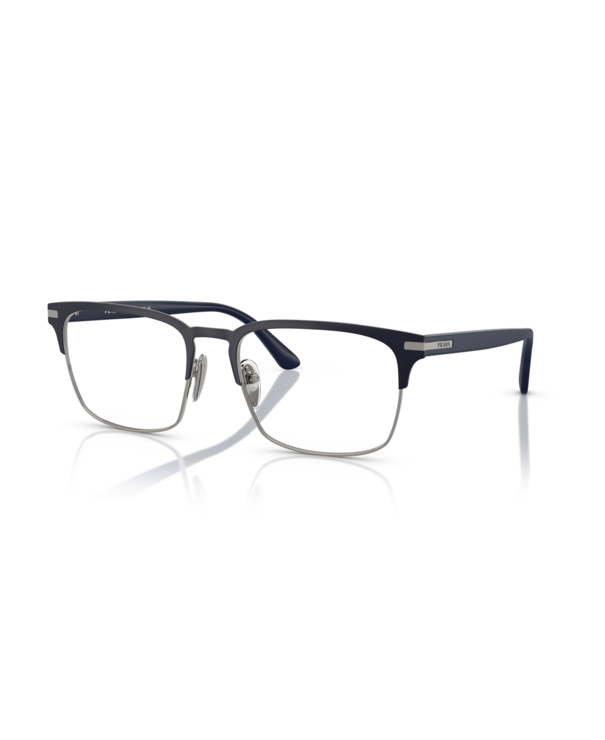 Click here for Prada Mens Square Eyeglasses  Pr 58ZV - Matte Balt... prices