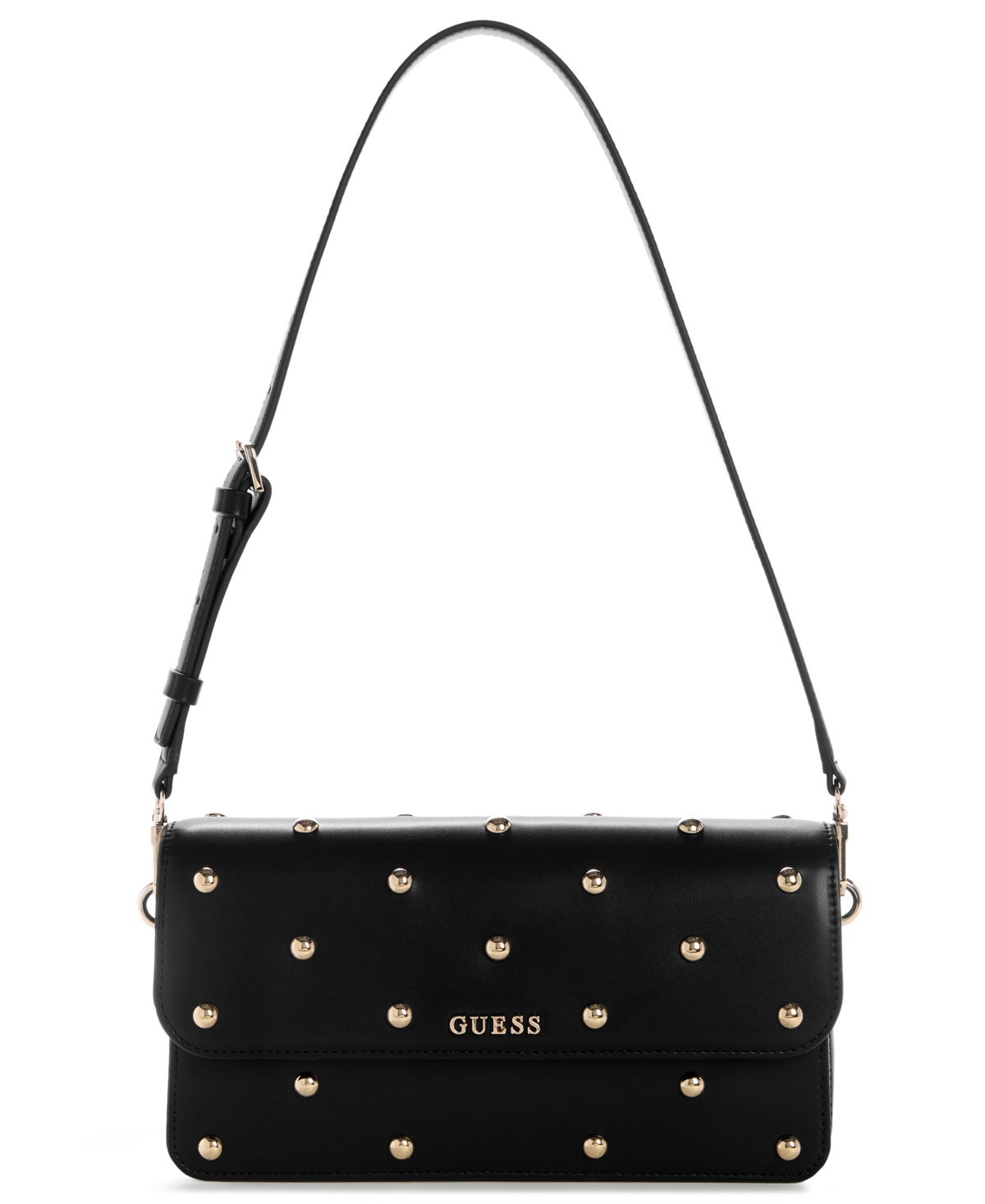 Click here for Guess Sadie Flap Small Shoulder Bag - Black prices