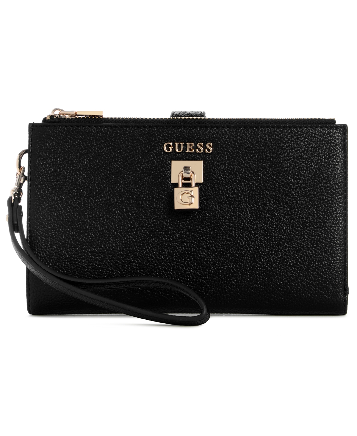 Click here for Guess Yesba Double-Zip Organizer Wallet - Black prices