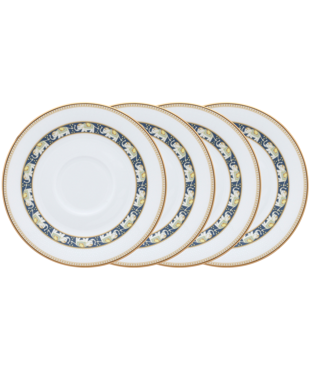 Click here for Noritake Tusker Garden Saucers  Set of 4 - Open Mi... prices