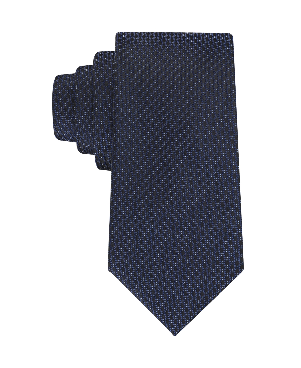 Click here for Calvin Klein Mens Bradford Micro Solid Tie - Navy prices