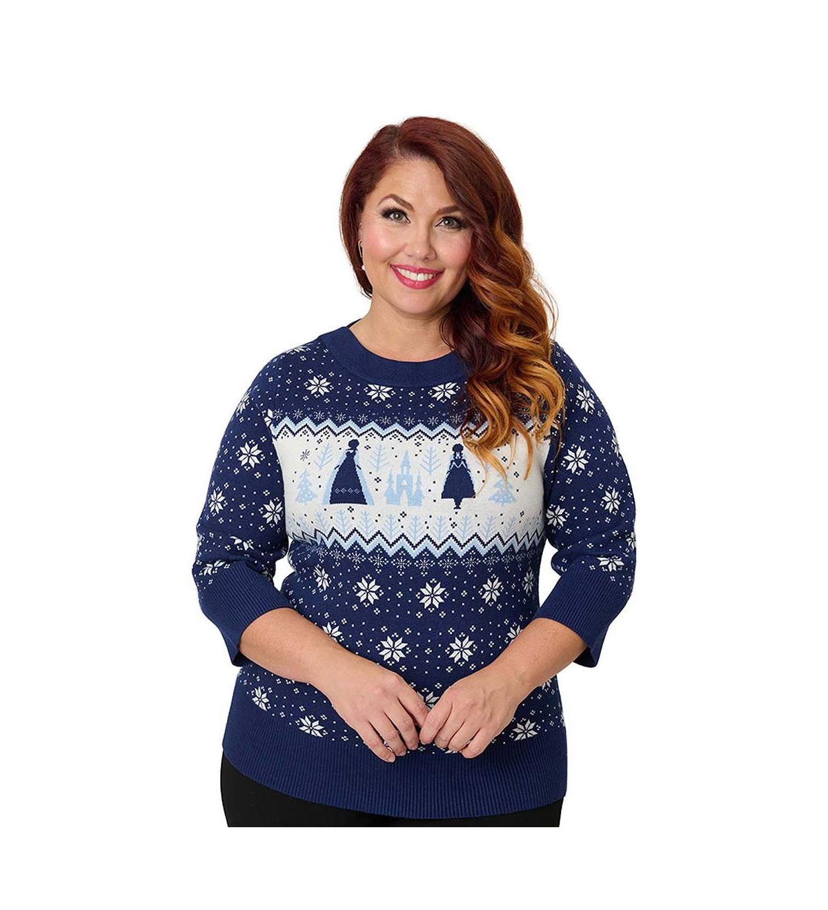 Click here for Unique Vintage Plus Size Minou Sweater - Blue fair... prices