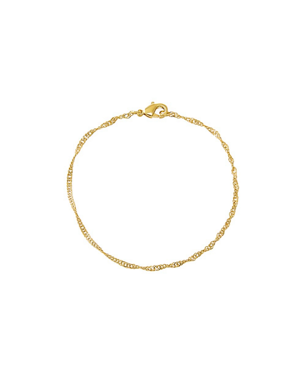 Click here for by Adina Eden Baby Twisted Gold Plated Rope Chain... prices