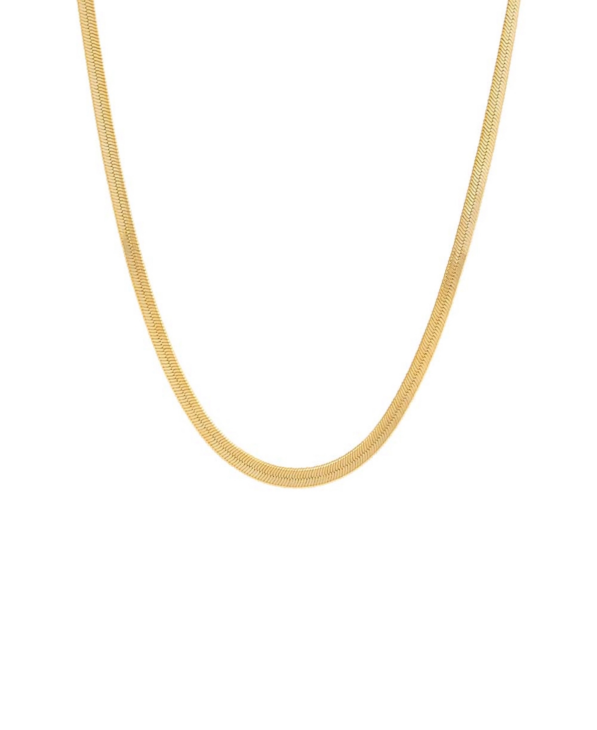 Click here for by Adina Eden Herringbone Gold Plated Choker Neckl... prices